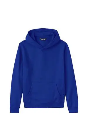LANDS' END Adult Hooded Pullover Sweatshirt - Cobalt