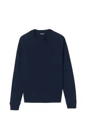 LANDS' END Long Sleeve Crewneck Sweatshirt - Classic Navy
