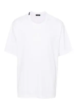 Dolce & Gabbana Round-neck Cotton T-shirt - White