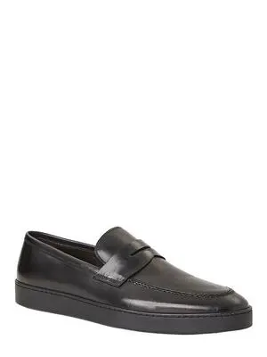Bruno Magli Hybrid Penny Loafers - Black