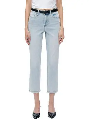 BAYEAS Bayeas High-Waist Ankle Jeans