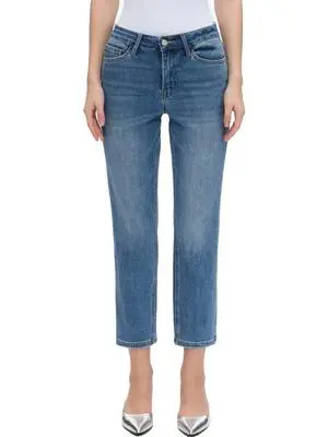 BAYEAS Bayeas High-Waist Ankle Jeans