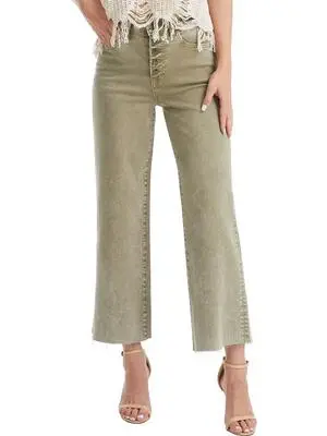 BAYEAS High-rise Wide-leg Jeans - Martini