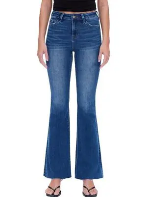 BAYEAS High-waist Flare Jeans - Midnight Thunder