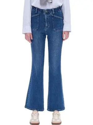 BAYEAS High-waist Flare Jeans - Starlight