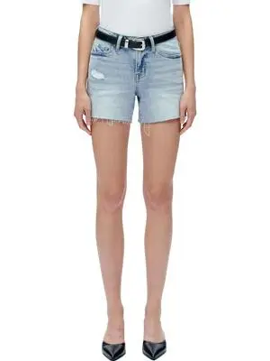 BAYEAS Ava Denim Shorts - Wave