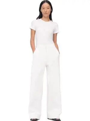 Another Tomorrow Another Tomorrow Carpenter Denim Pant Off White