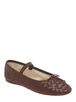 LOEFFLER RANDALL Leonie Mary Jane Ballet Flat - Espresso