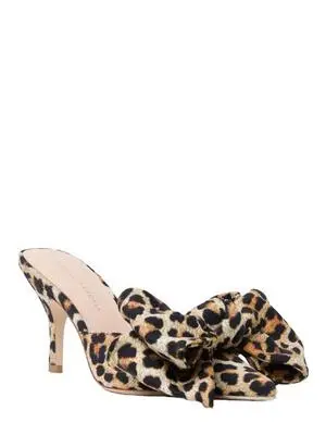 LOEFFLER RANDALL Margot Pointed Toe Mule - Leopard