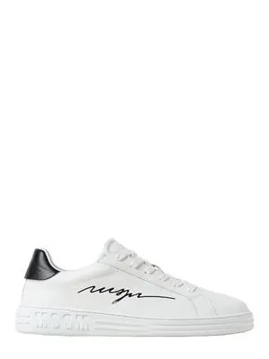 MSGM Lace-up Sneakers - Black