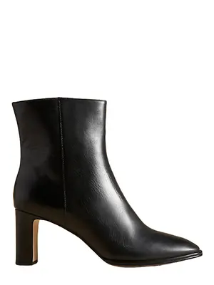 REFORMATION Gillian Ankle Boots Black