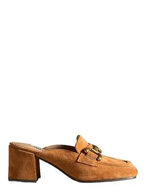 BIBI LOU Zagreb Heeled Loafers Cedar