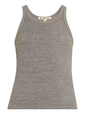 AMO Long Tank Top - Heather Grey