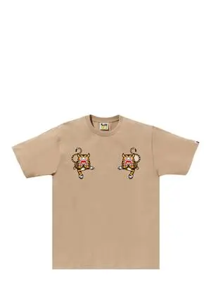 A BATHING APE Tiger Tee 'beige - Tan