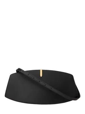 Savette The Florence Leather Shoulder Bag - Black