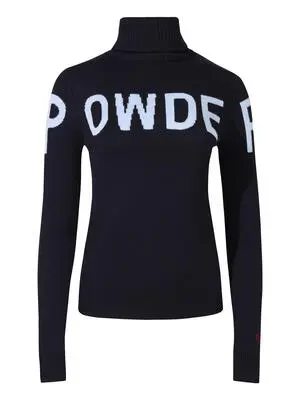 Perfect Moment Powder Merino Wool Sweater - Navy