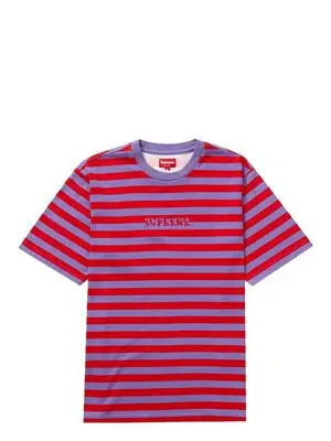 Supreme Reverse Stripe Short Sleeve Top - Red