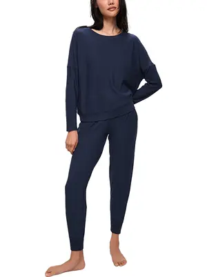 Eberjey Eberjey Softest Sweats Pullover Navy