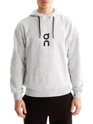 On Club Oversize Organic Cotton Blend Hoodie - Crater
