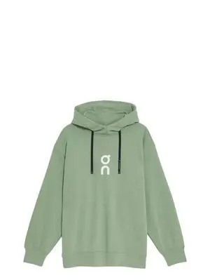 On On Club Oversize Organic Cotton Blend Hoodie Fern