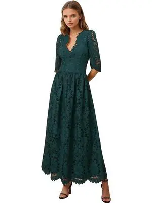 Yumi Kim Hester Lace Dress - Green