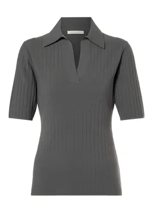 EMILIA WICKSTEAD Dune Polo Sweater - Grey