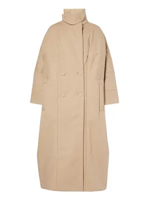 Dries Van Noten Cotton-blend Coat - Beige