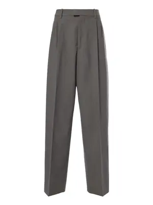Bottega Veneta Mid-rise Straight Pants - Grey