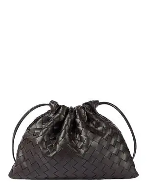 Bottega Veneta Medium Leather Clutch - Brown