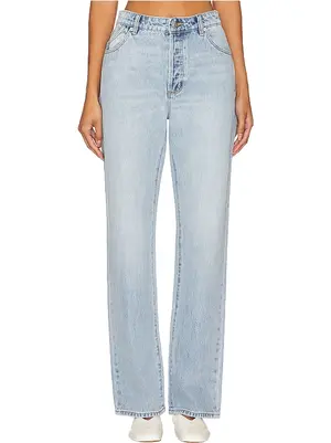 Rolla's 90s Relaxed Wide Leg Jeans - Faded Blue