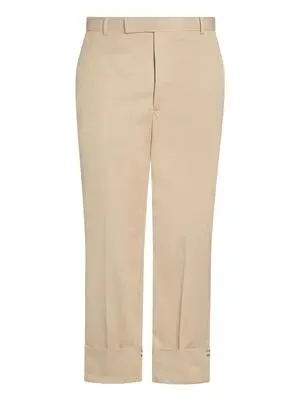 Thom Browne Cotton-Twill Pants Beige