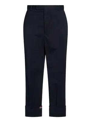 Thom Browne Cotton-Twill Pants Navy