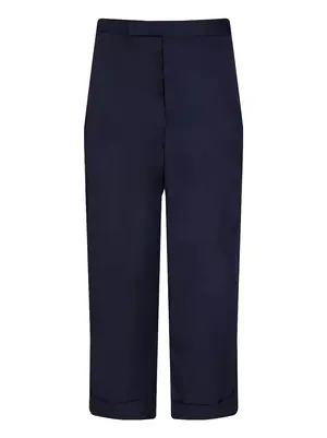 Thom Browne Grain De Poudre Pants Navy
