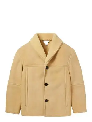 Bottega Veneta Shawl-collar Shearling Jacket - Neutrals