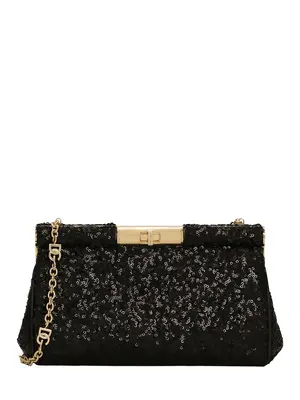 Dolce & Gabbana Medium Marlene Shoulder Bag - Black