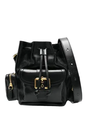 Chloé Leather Bucket Bag - Black