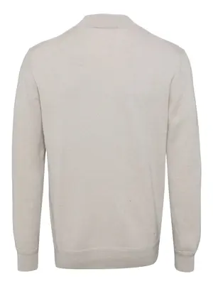 MAN ON THE BOON. Cashmere Mock-neck Jumper - Grey
