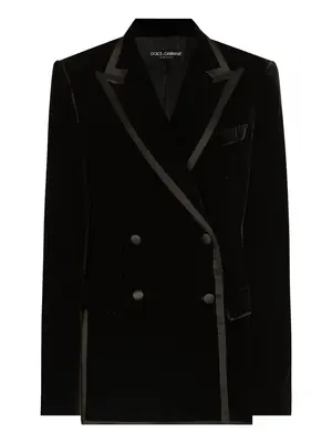 Dolce & Gabbana Double-breasted Blazer - Black