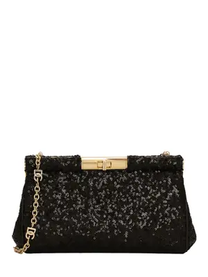 Dolce & Gabbana Sequined Clutch - Black