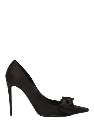DOLCE & GABBANA Dolce & Gabbana 105mm Bow-Detail Pumps