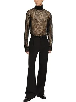 Dolce & Gabbana Lace Shirt - Black