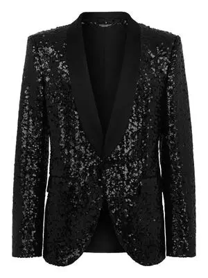 Dolce & Gabbana Sequined Jacket - Black