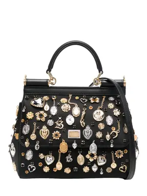 Dolce & Gabbana Small Sicily Tote - Black