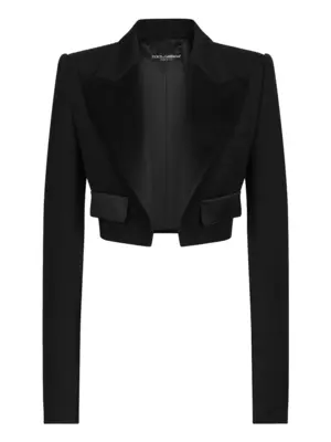 DOLCE & GABBANA Dolce & Gabbana Gabardine Cropped Jacket