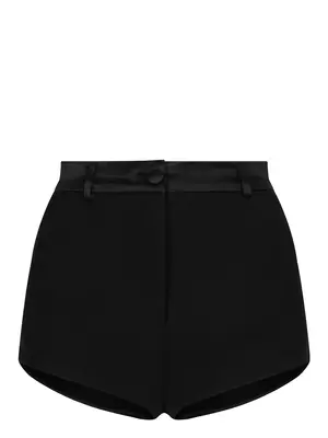 Dolce & Gabbana High-waisted Tailored Shorts - Black