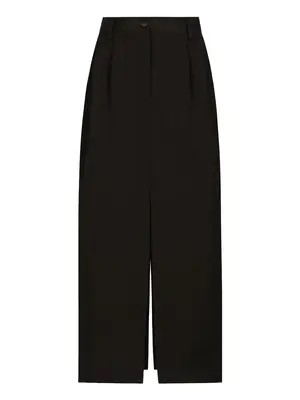 Dolce & Gabbana High-waisted Straight Skirt - Black