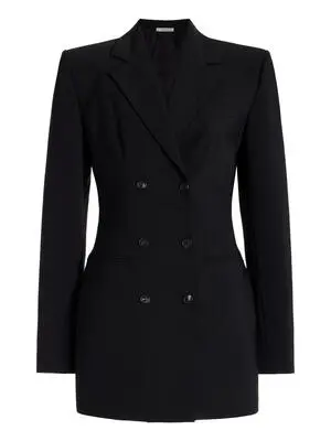 NENSI DOJAKA Double-breasted Suiting Blazer - Black
