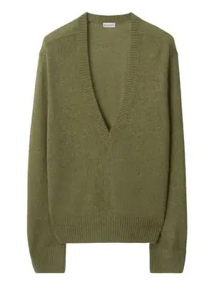 Burberry V-neck Sweater - Green