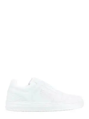 EA7 Embossed-logo Sneakers - White