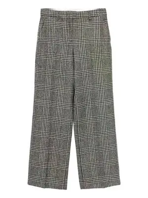 Lorena Antoniazzi Checkered Trousers - Grey